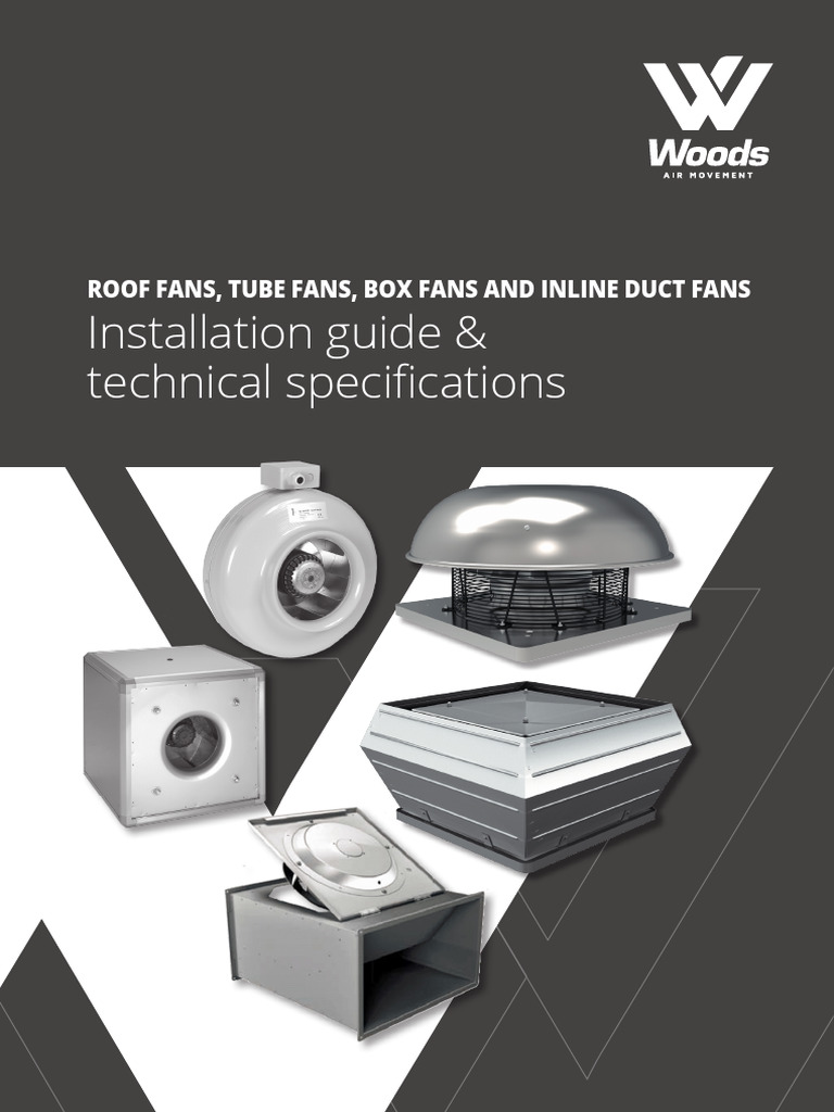 Roof, Tube, Box & Inline Duct Fans O&M Manual | PDF | Capacitor ...