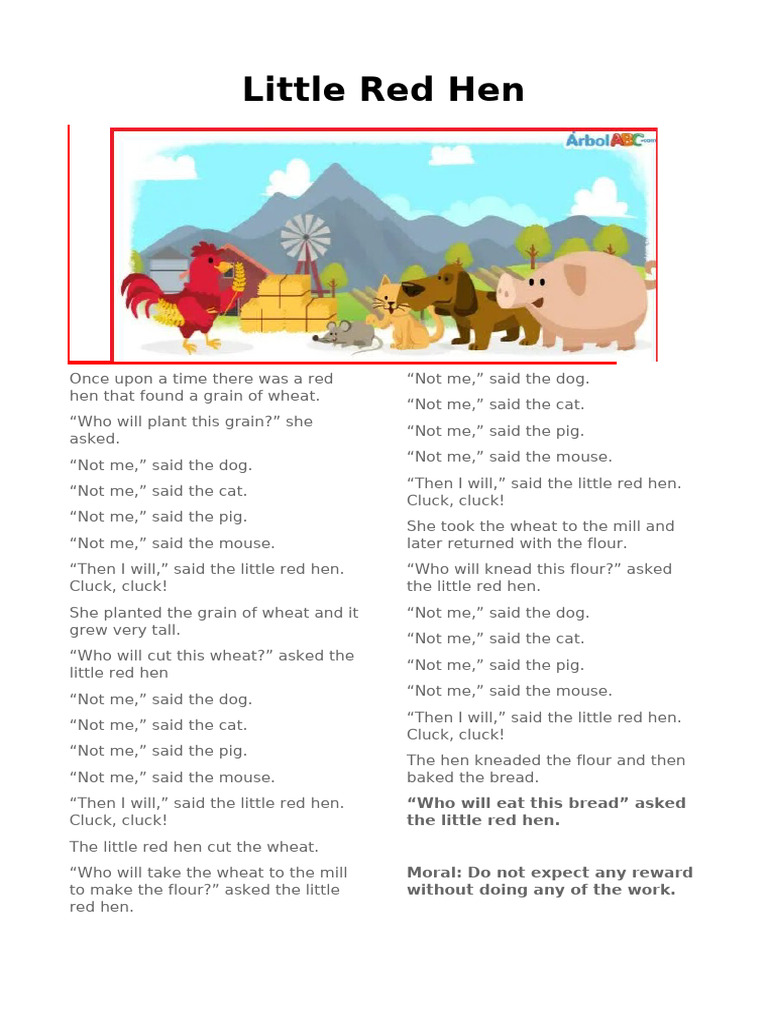 Little Red Hen | PDF