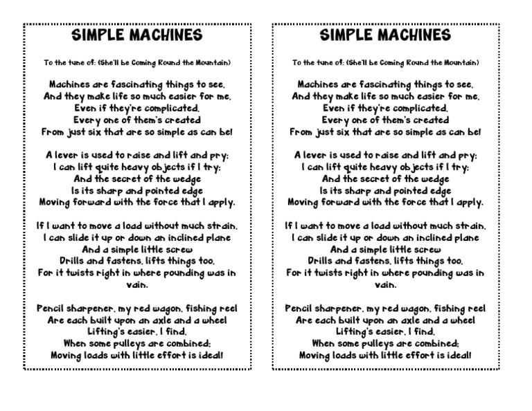Simple Machines | PDF | Machines | Manufactured Goods