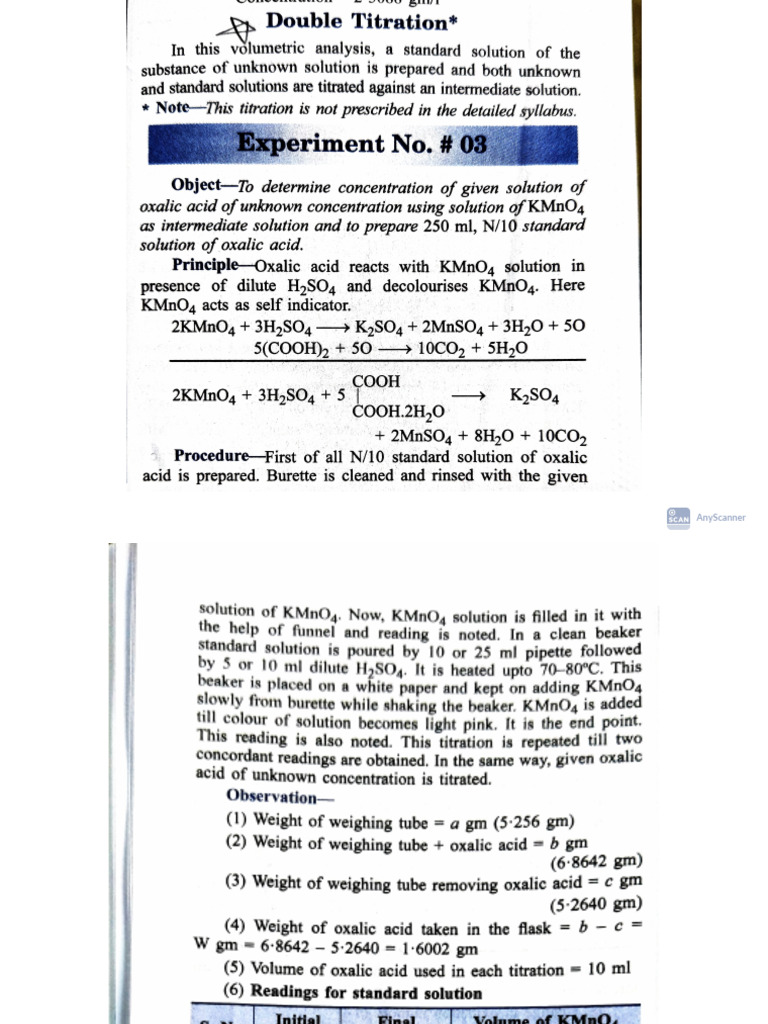 12th Chemistry Practical Final 2024-25 | PDF