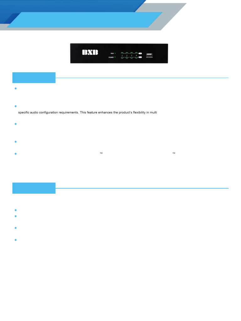 BXB Dam-0404 SD en | PDF | Power Supply | Input/Output