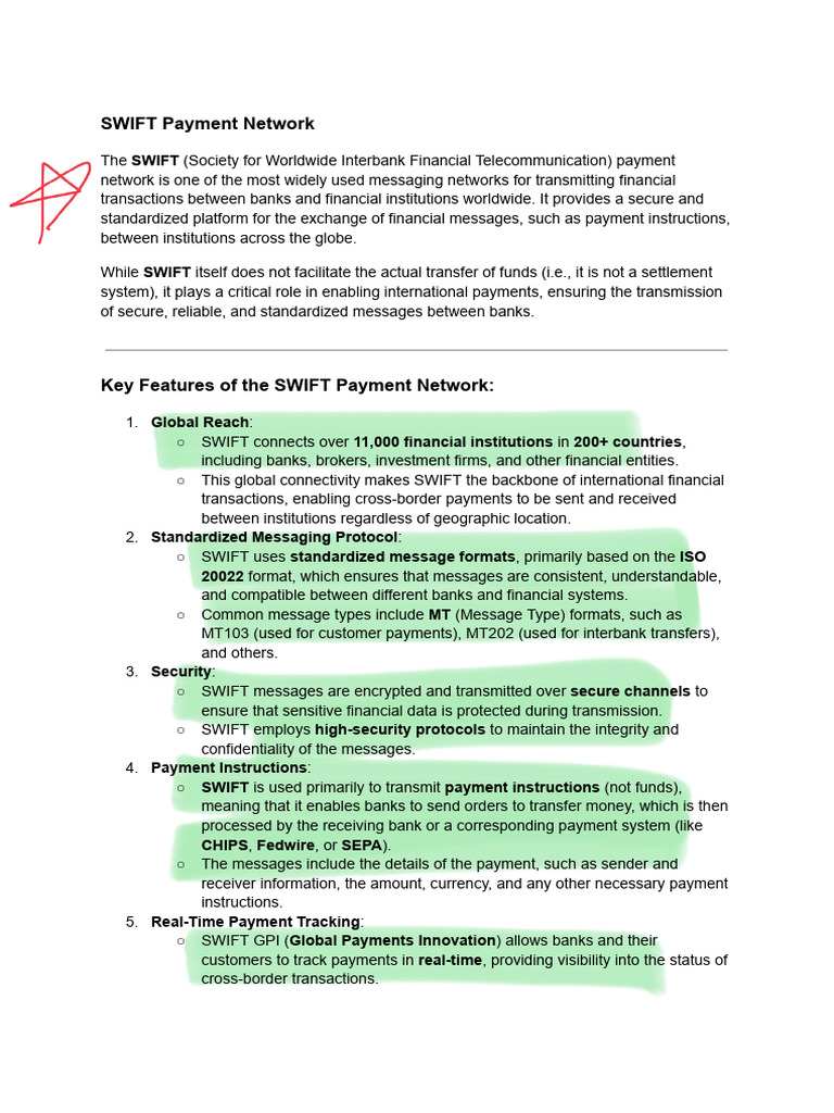 Swift%20payment.pdf | PDF | Wire Transfer | Computer Network