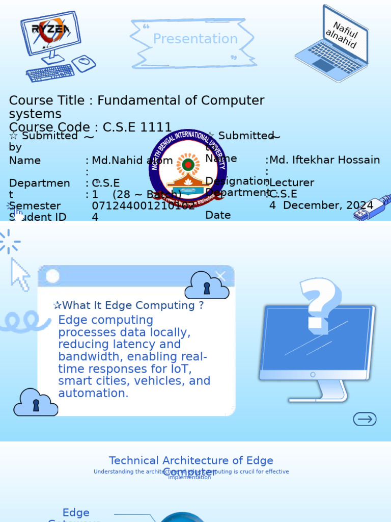 Edge Computing Presentation | PDF