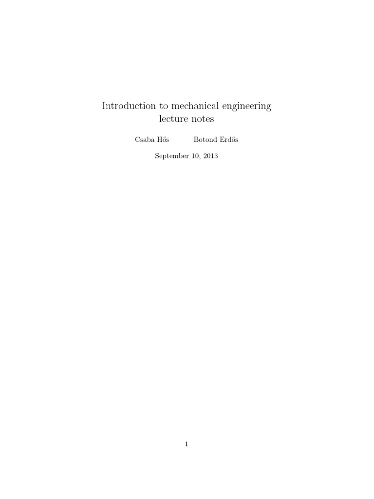 Introduction_to_mechanical_engineering_l | PDF | Acceleration ...