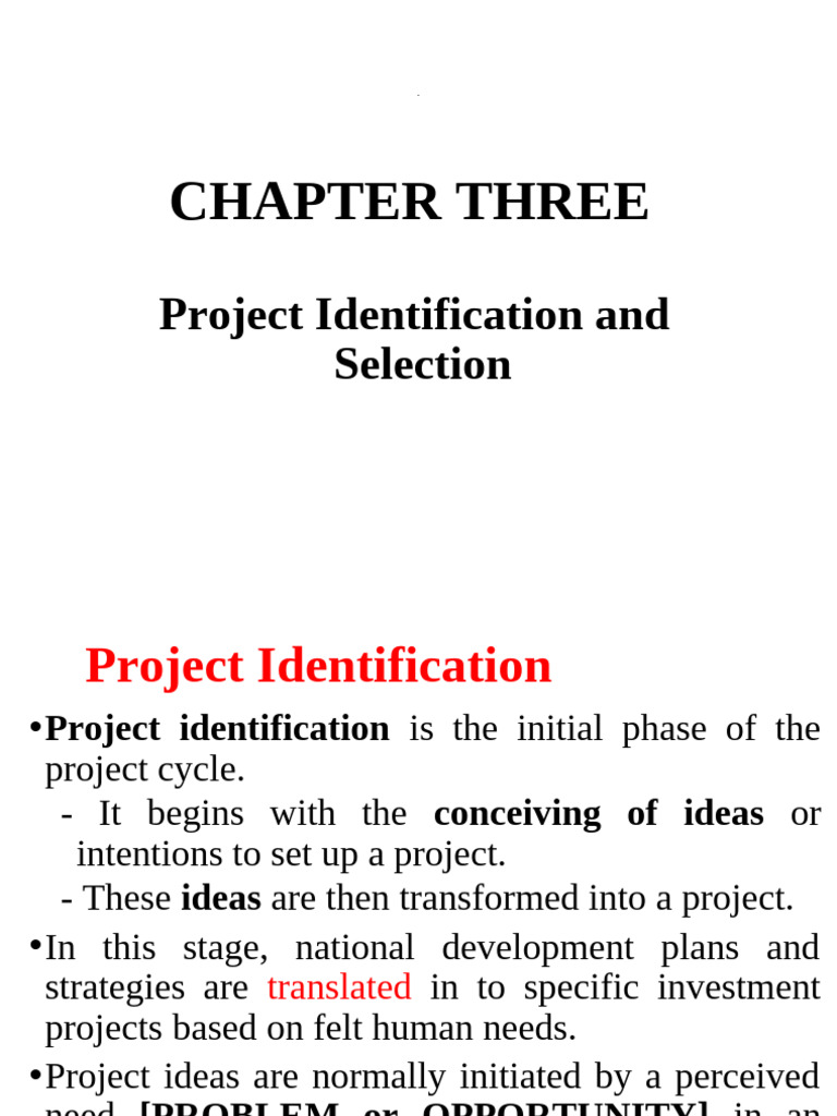 Poject Chapter 3 | PDF | Swot Analysis