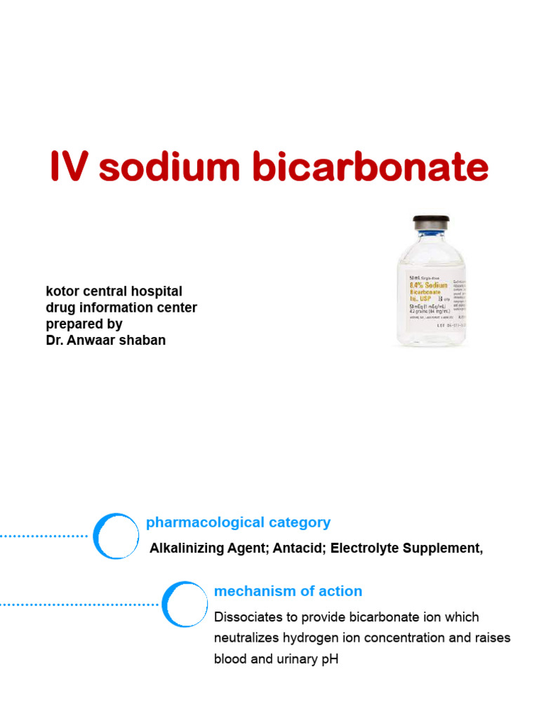 Wa0007. | PDF | Intravenous Therapy | Bicarbonate