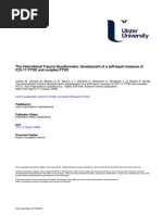 International Trauma Questionnaire PDF ITQ | PDF | Psychological Trauma | Experience