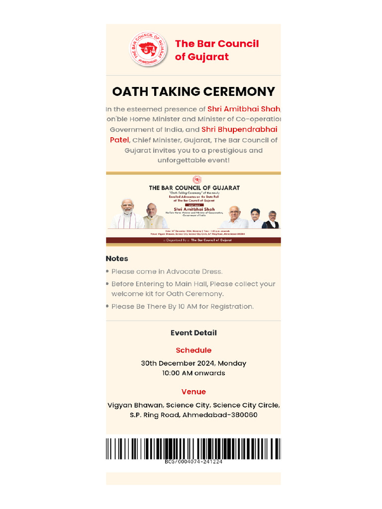 Oath Ceremonies Registration 20241224054605 | PDF