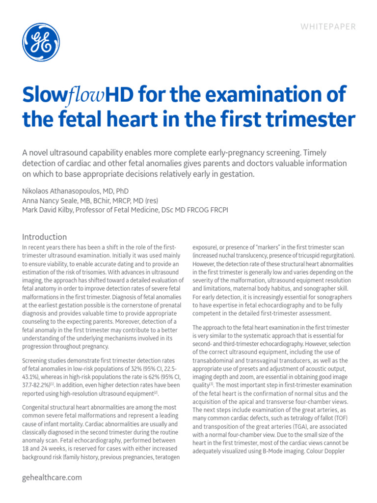 Slowflow HD Whitepaper Final | PDF | Aorta | Heart