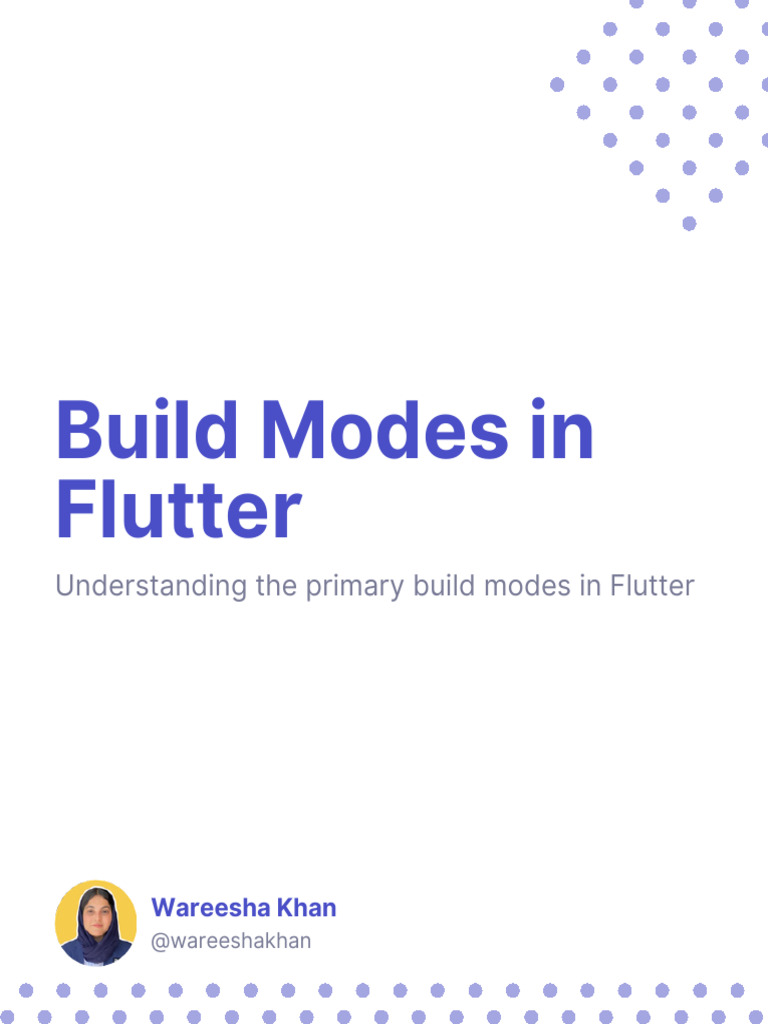 Build Modes in Flutter 1719155892 | PDF Build Modes in Flutter 1719155892 | PDF