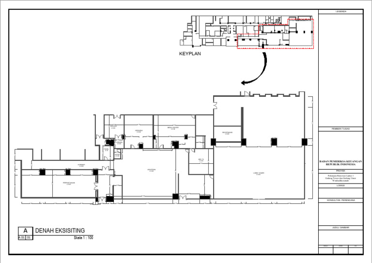 Denah Eksisting Shop Drawing | PDF