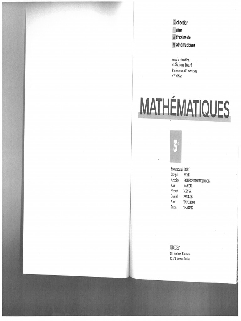 Mathématiques 3e | PDF