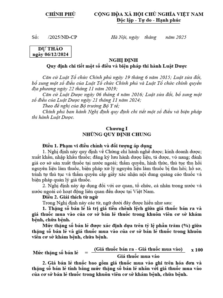 842Ngh nh h ng d n Lu t D c 05.12.24 ng t i | PDF