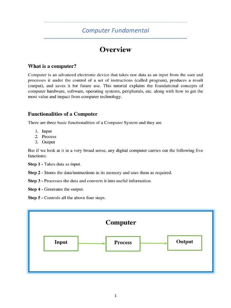 Computer & Generations | PDF