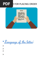 Format:: Letter of Placing Order | PDF