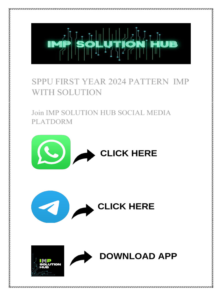 M1 Most Imp Questions 2024 Pattern by Imp Solution Hub | PDF ...