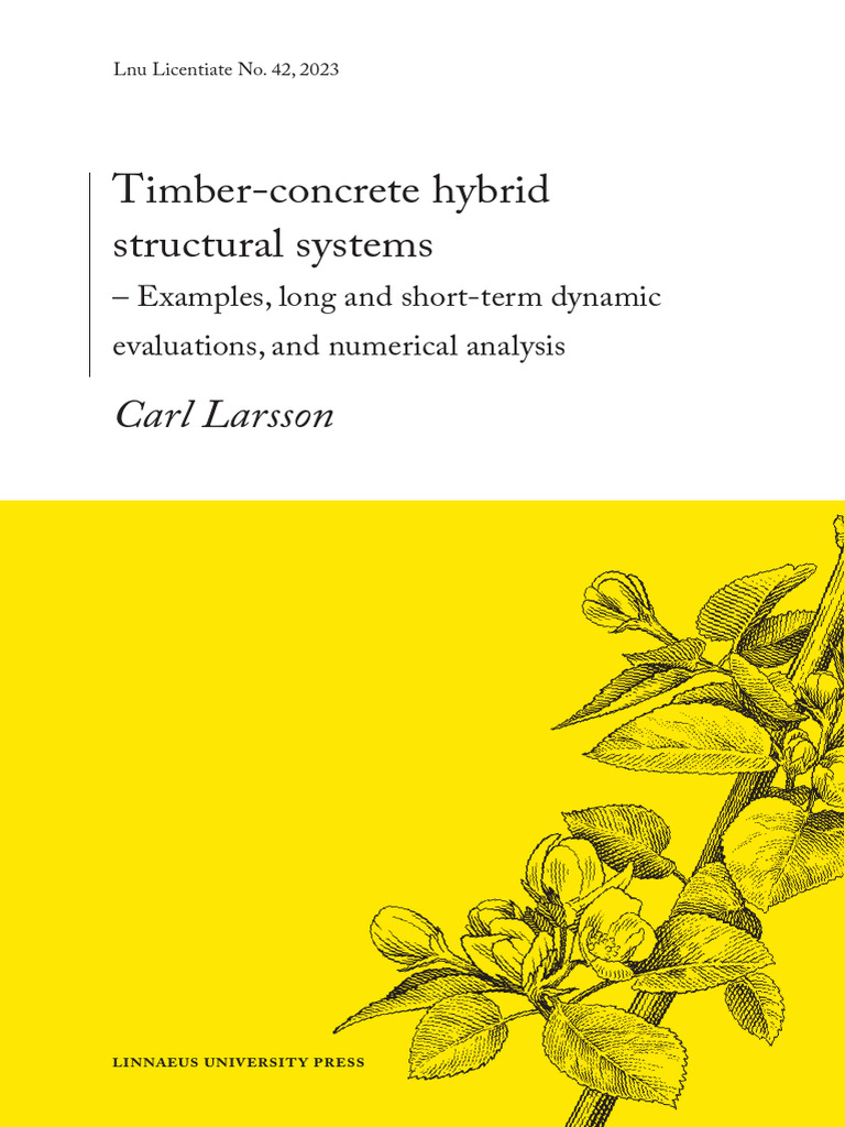 Timber-concrete hybrid structural systems | PDF