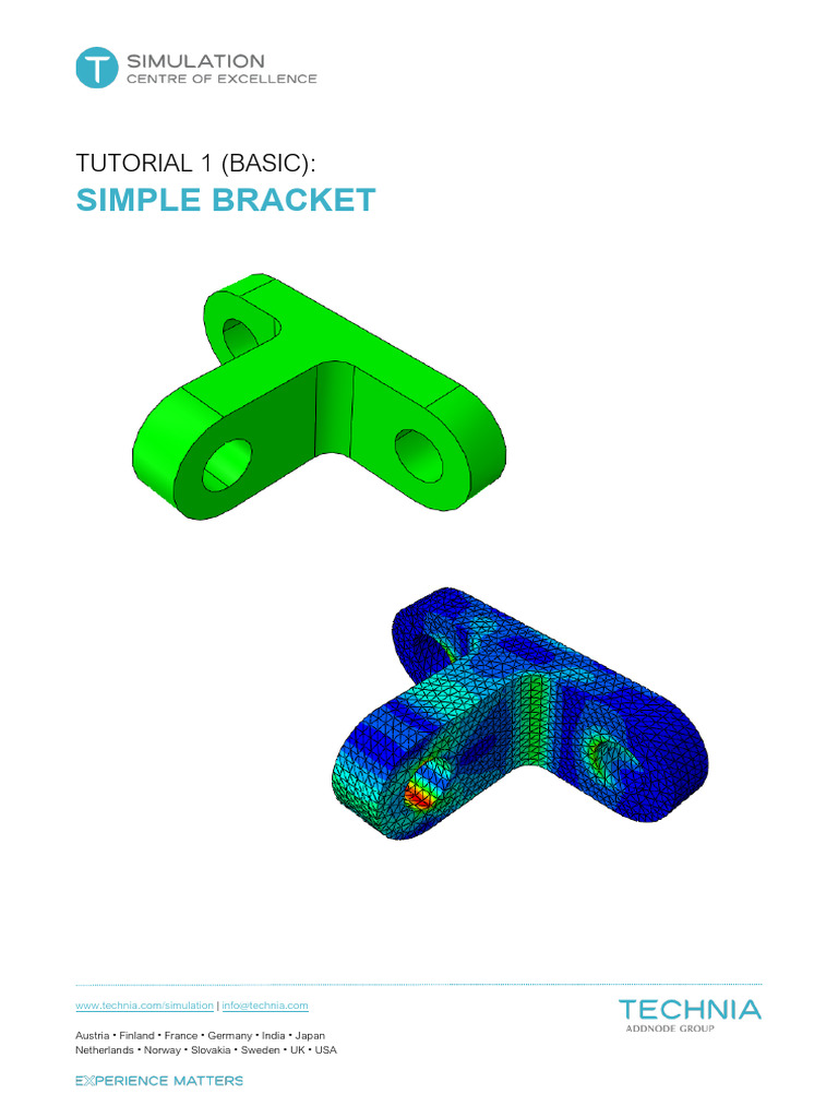 Abaqus Bracket Simulation Tutorial | PDF | Elasticity (Physics) | Force
