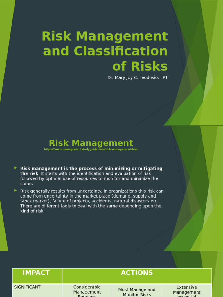 Finals_Risk Management and Classification of Risks | PDF | Beta ...