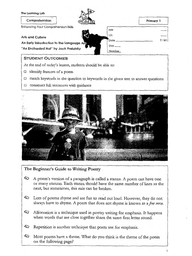 Learning Lab P1 W1 Comprehension | PDF