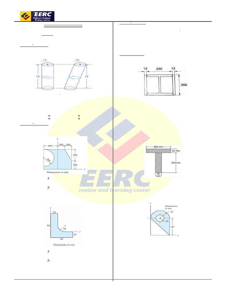 Engineering Theorems | PDF | Volume | Geometric Shapes