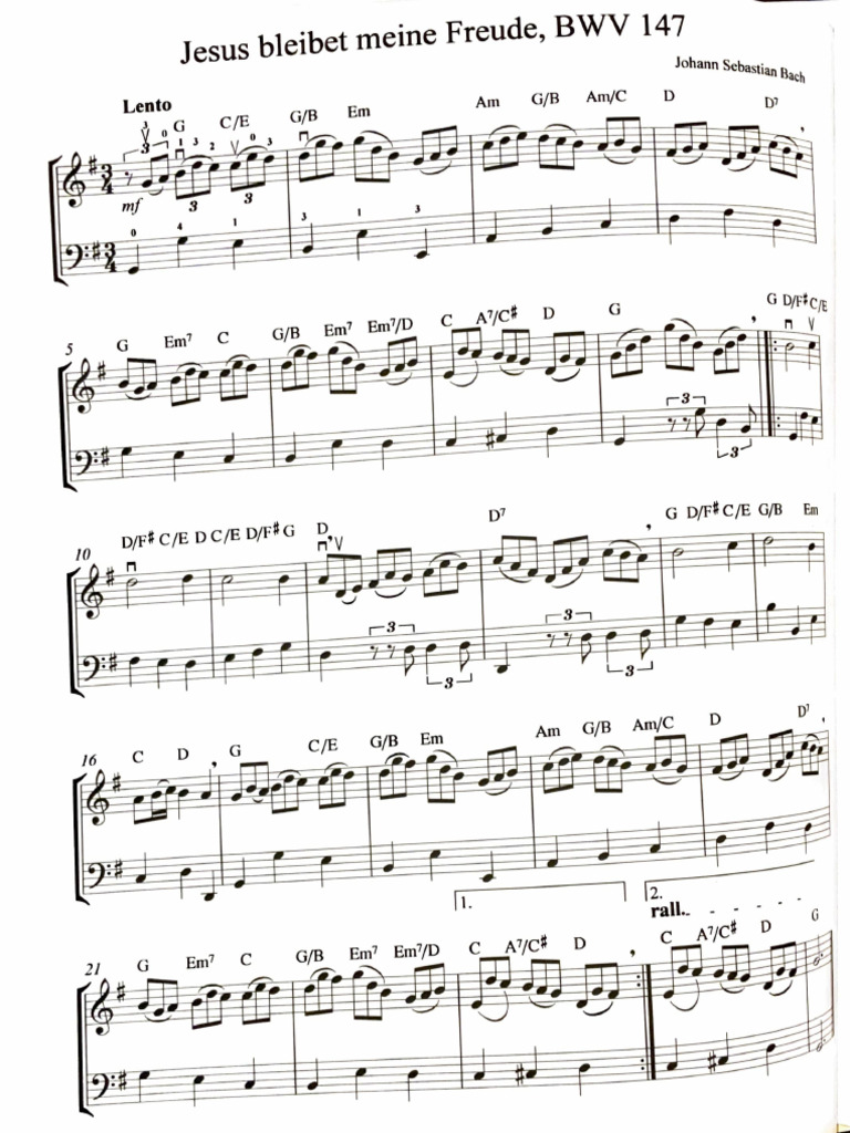 Jesus Bleibet Meine Freude, BWV 147 | PDF