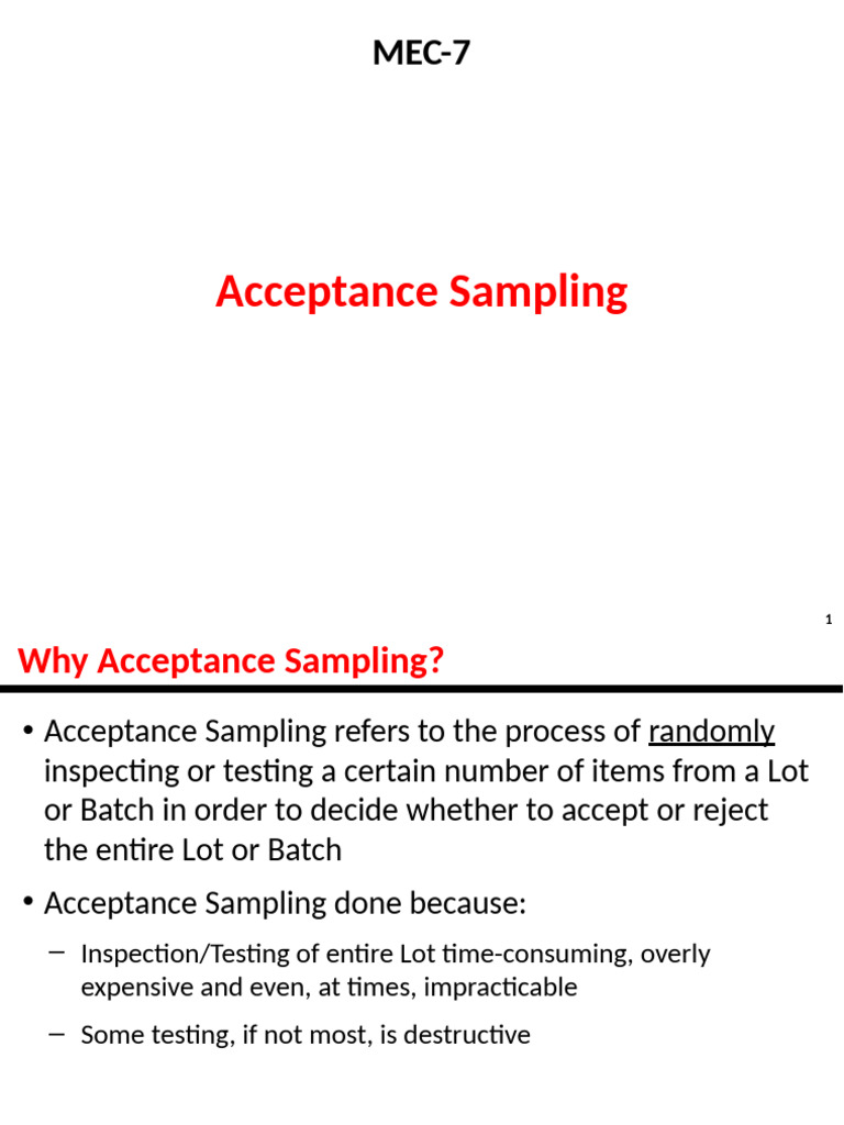 Mec 7 | PDF | Sampling (Statistics) | Probability And Statistics