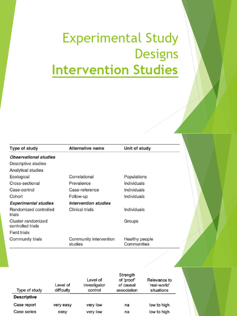 16. Experimental Study Design | PDF | Experiment | Clinical Trial