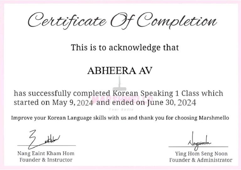 Certificate 1 | PDF