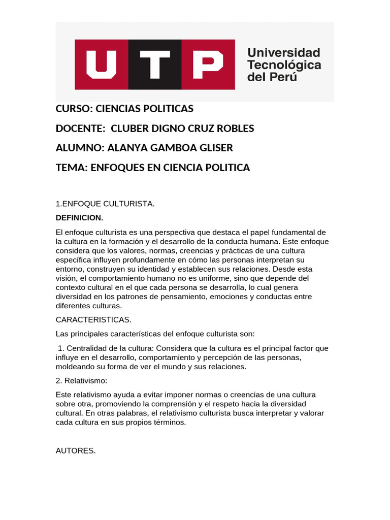 ENFOQUES | PDF | Sociología | Estructura social