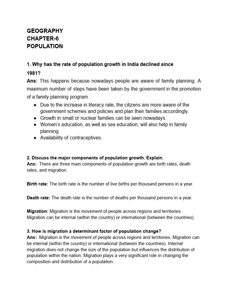 Understanding Population Growth in India | PDF