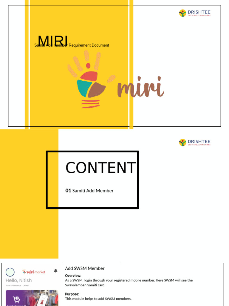 SWSM Add Member - Guide | PDF