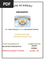 PHYsics Class12 Project Report Cbse 2020-2021 On Topic Ac Generator ...