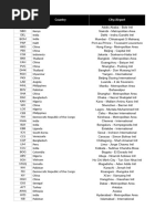 IATA Codes | PDF | Aviation