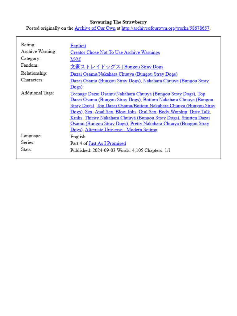 Savouring The Strawberry | PDF