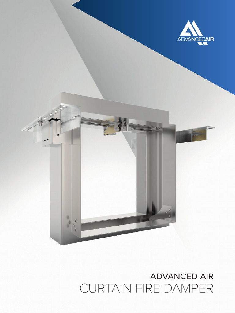 Curtain-Fire-Damper-Product-Brochure | PDF | Duct (Flow) | Building ...