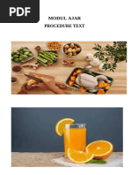 Modul Ajar B.inggris Kls 9 Procedure Text | PDF