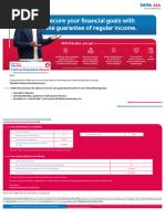 Benefit Illustration: Tata AIA Life Insurance Smart Value Income Plan ...