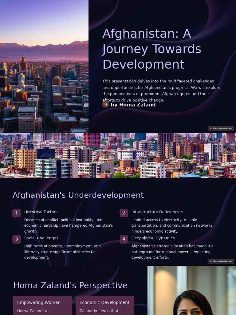 Afghan Development: Challenges & Paths | PDF