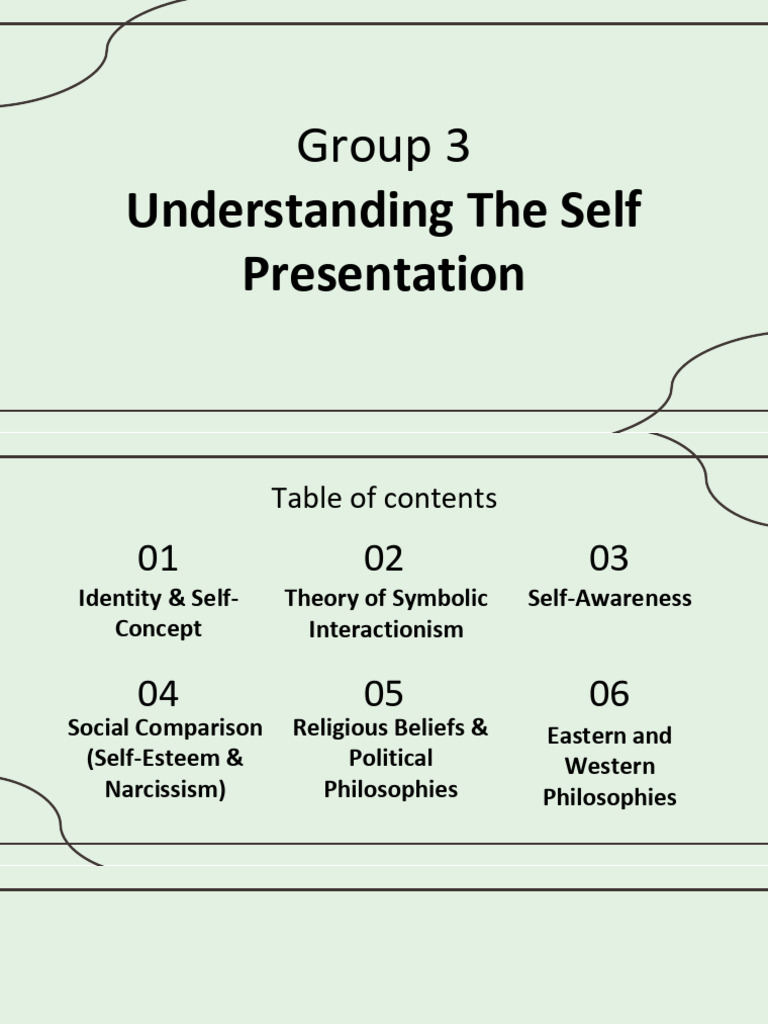 Group 3 UTS Report | PDF | Id | Self Concept