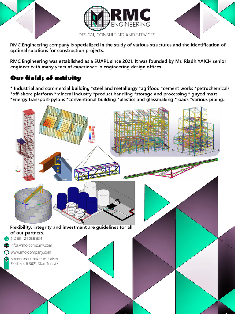 Brochure A4 of RMC Engineering | PDF