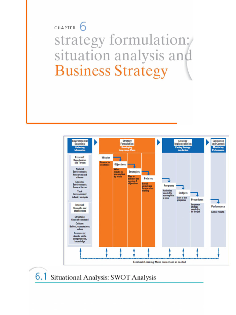 ManStrat-Materi05-Strategic Formulation-Situational Analysis - Bhs Indonesia | PDF