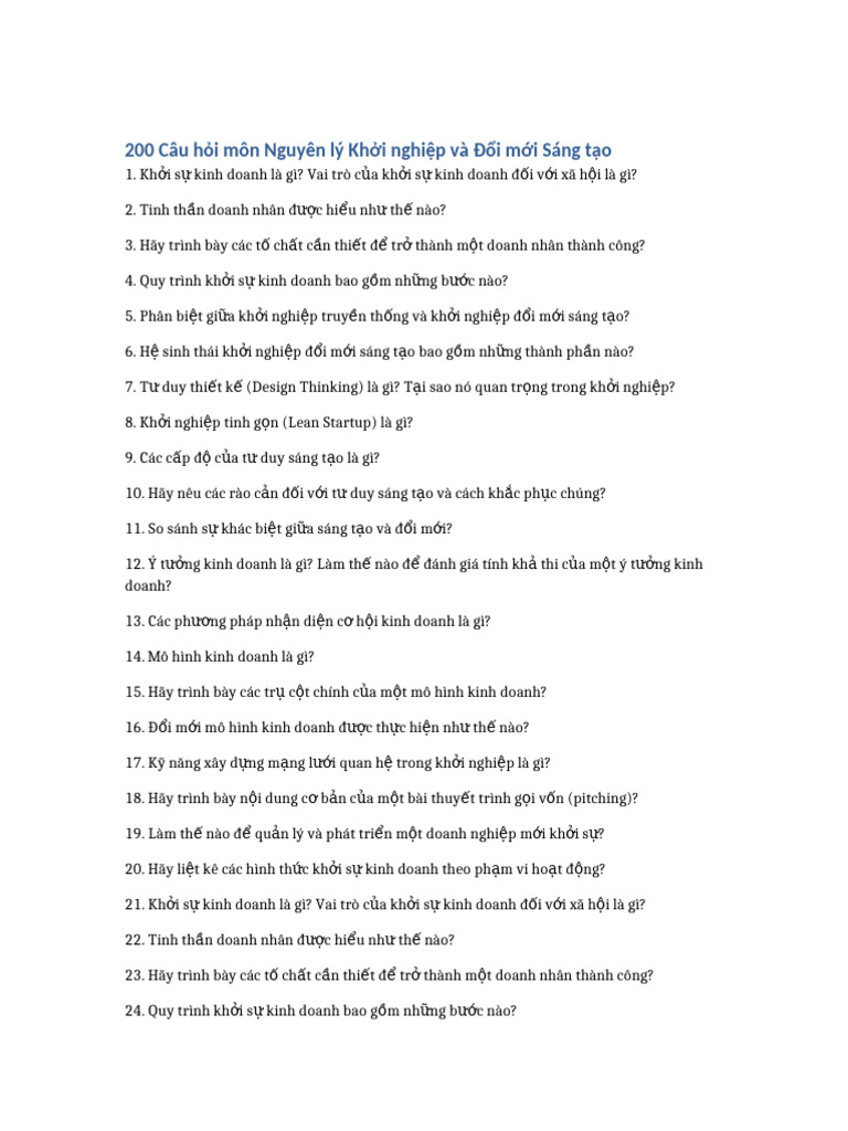 200_Cau_hoi_NLKN_DMST | PDF