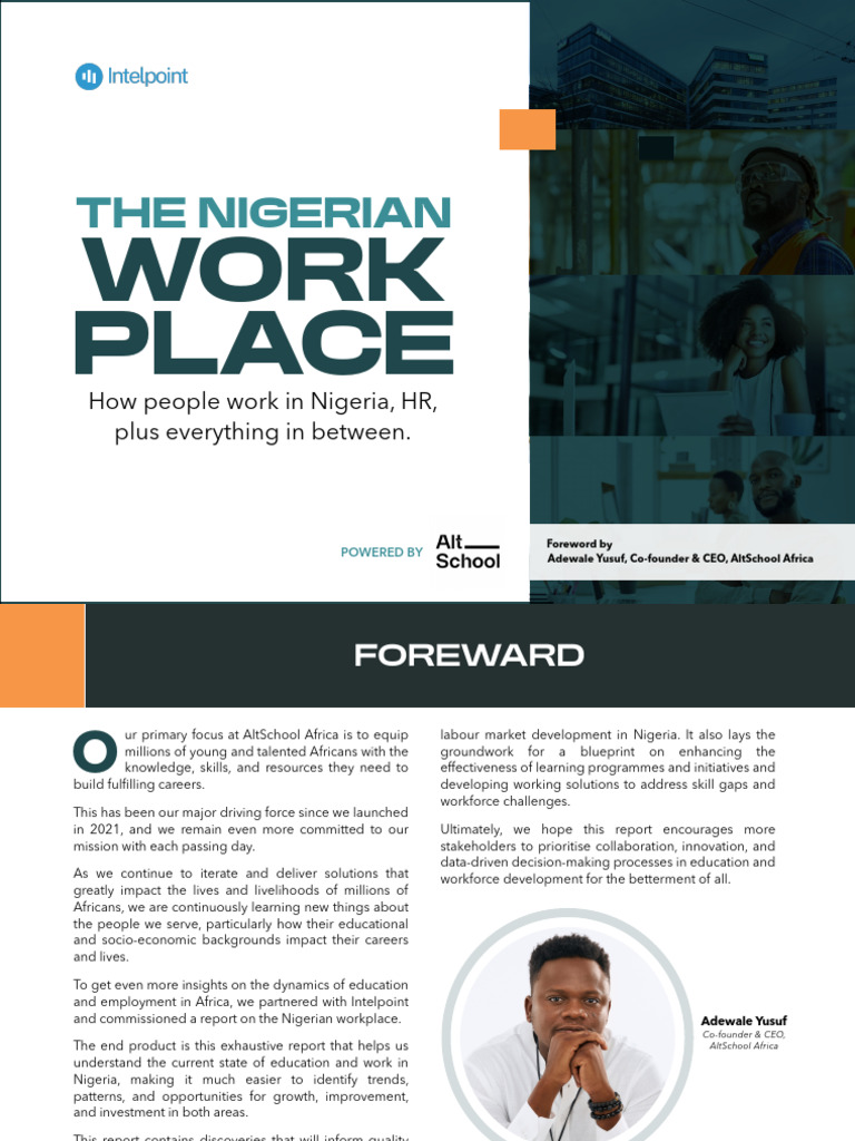 Insights on Nigeria's Workplace Dynamics | PDF | Labour Economics ...
