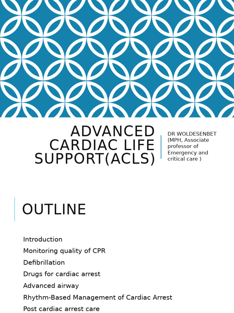 Advancedcardiaclifesupport ACLS | PDF | Cardiac Arrest ...
