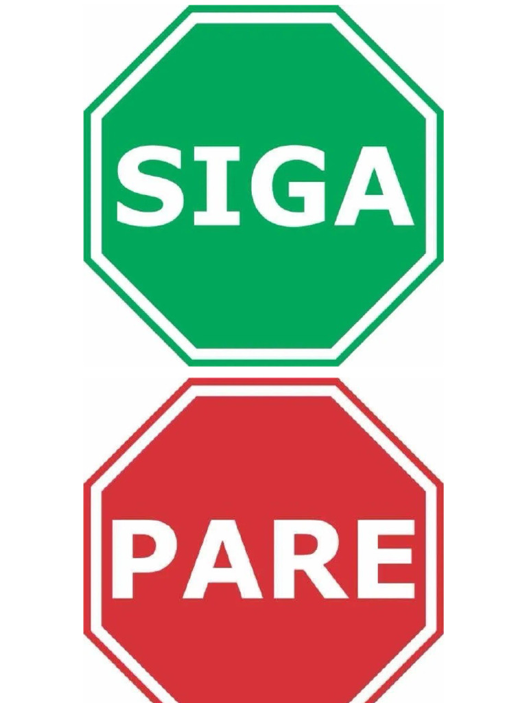 Placas de PARE SIGA | PDF