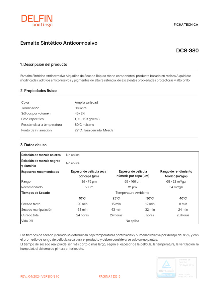 DCS-380 TDS Editado | PDF | Ventilación (Arquitectura) | Agua
