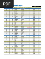 Weekly Flight Schedule for UNHAS DRC | PDF | Aviation
