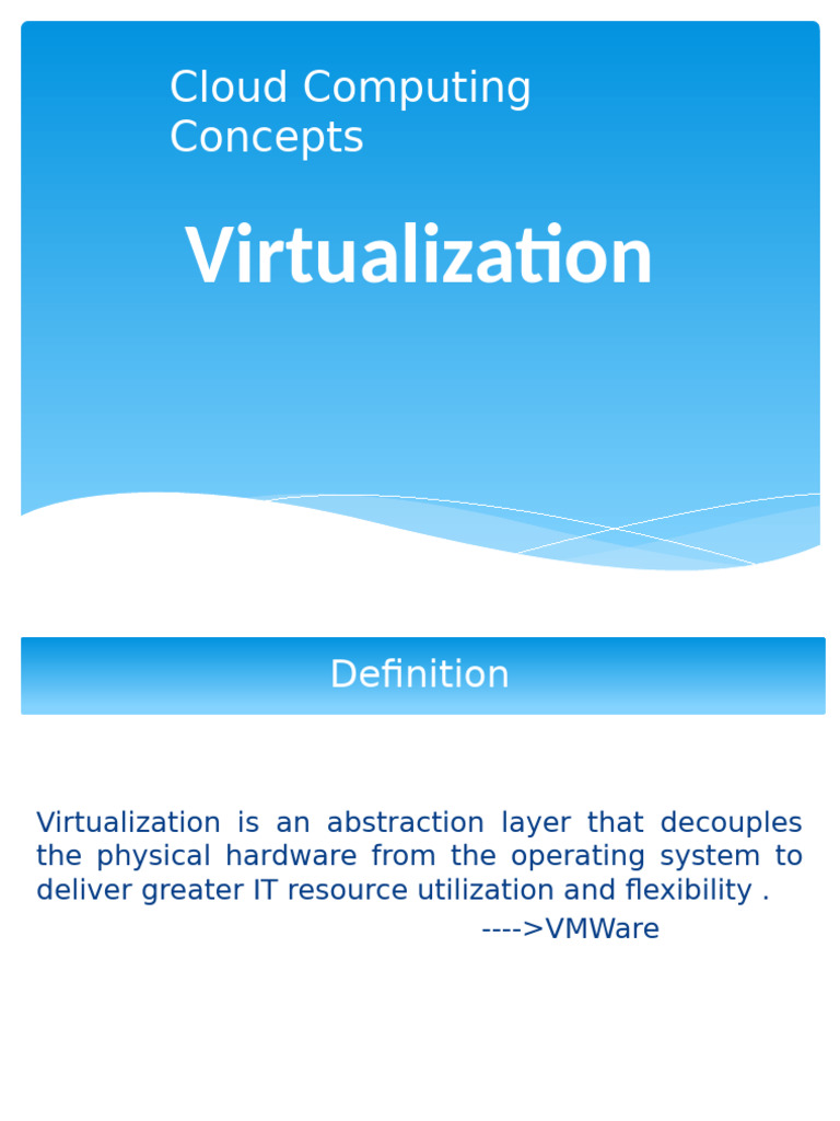 Unit - 2 - Virtualization | PDF | Virtualization | Virtual Machine
