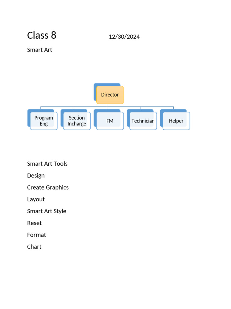 MS Word Class 8 | PDF